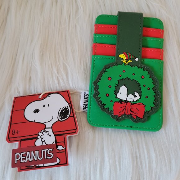 Peanuts | Bags | Peanuts Snoopy Woodstock Christmas Card Holder | Poshmark